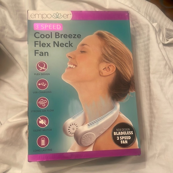 Other | Nwt Empower 3 Speed Cool Breeze Flex Neck Fan | Poshmark